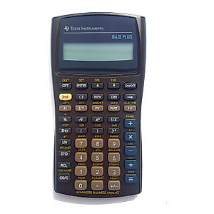 TEXBAIIPLUS - BAIIPlus Financial Calculator