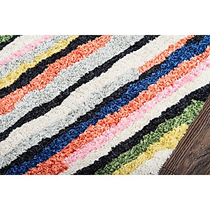 NOVOGRATZ BY MOMENI Bungalow Collection Notch Area Rug, 7'6" x 9'6", Multicolor"