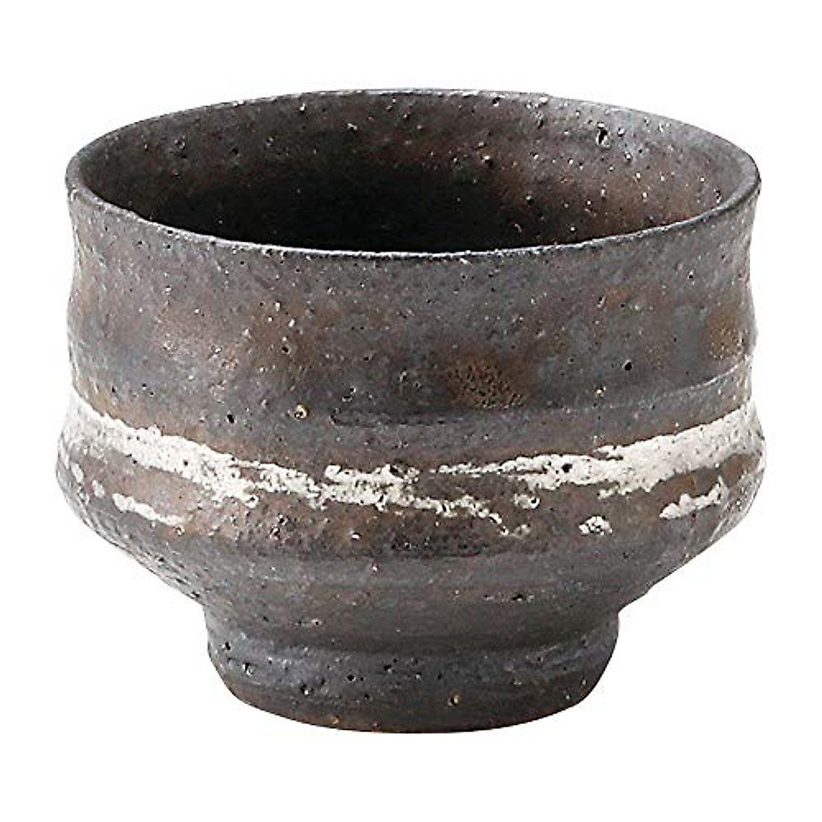 丸伊製陶 Shigaraki Ware MR-3-3001B Hechimon Gui Cup, Gold Sho