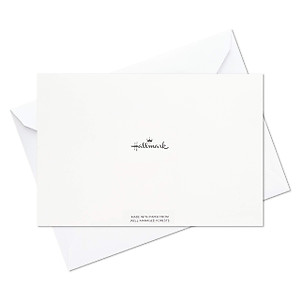 Hallmark Wedding, Baby Shower, Bridal Shower Thank You Cards (Pink Flowers, 40 Thank You Notes and Envelopes)