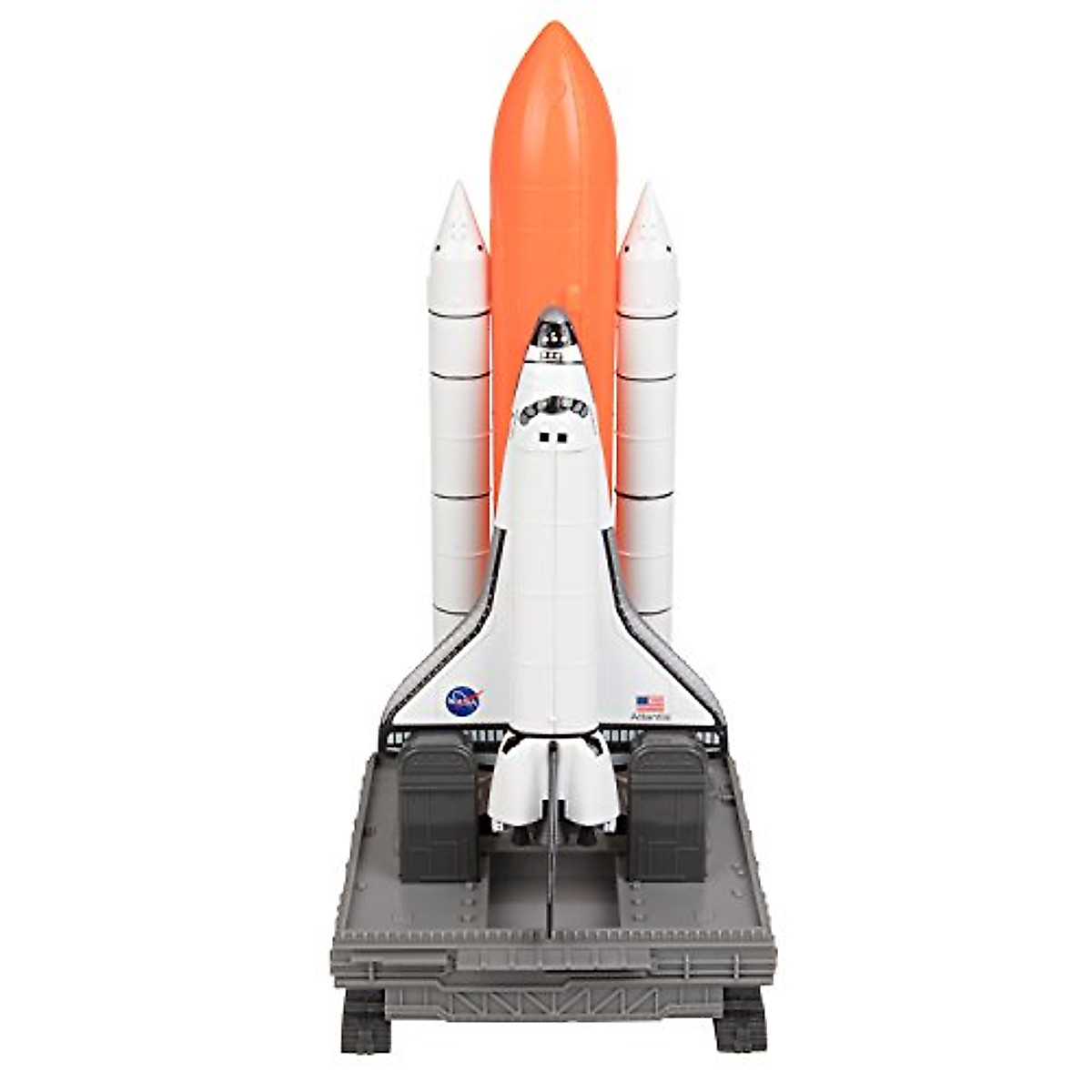 Space Shuttle And Toy Rocket Ship Set - 10 Piece Complex 39 Launch Site with Astronauts, Rockets, Space Shuttle, and Ground Vehicle - Measures 15"