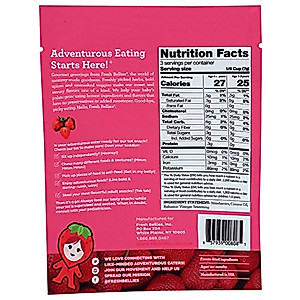 FRESH BELLIES Strawberry Feels Forever Strawberries and Balsamic Snack, 0.75 OZ