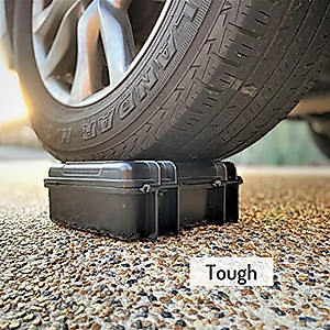 ModernGen 10 Slot Watch Box Travel Case - Heavy Duty Plastic Impact Resistant Waterproof