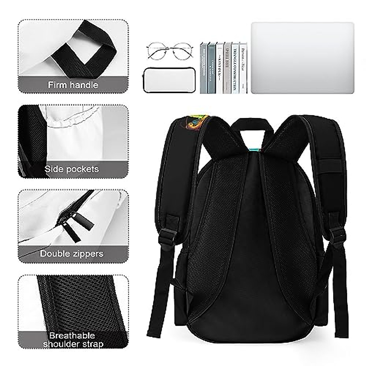 Field Hockey Travel Backpack Lightweight 16.5 Inch Computer Laptop Bag Casual Daypack for Men Women