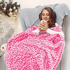 Warm Blanket Pink Soft Fleece Blankets Fuzzy Small Throw Blankets for Kids Girls Toddlers
