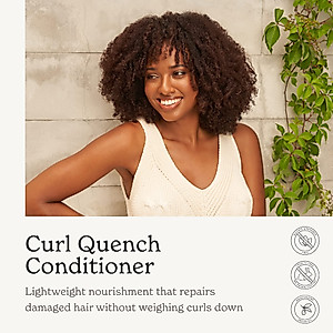 Royal Locks Curl Quench Conditioner - Curly Hair Conditioner with Argan Oil, Lightweight Moisture & Hydration (12 Fl Oz)