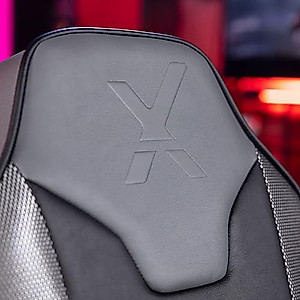 X-Rocker Cosmos RGB Floor Rocker - LED Gaming Chair for Comfortable & Immersive Gaming - Chair with Gaming System Compatibility & Easy Setup - Integrated Speakers & RGB Lighting