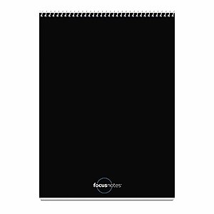 Oxford FocusNotes Writing Tablet, 8-1/2 x 11-3/4 Inches, White, Cornell Rule, 70 Sheets(90221)