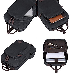 S-ZONE Mens Sling Bag Chest School Shoulder Backpack Satchel Outdoor Crossbody Pack