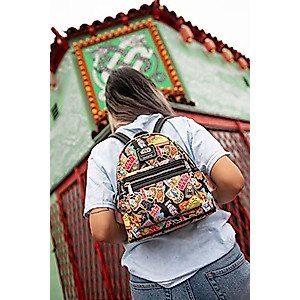 Loungefly Star Wars Character Cartoon Patch Mini Backpack