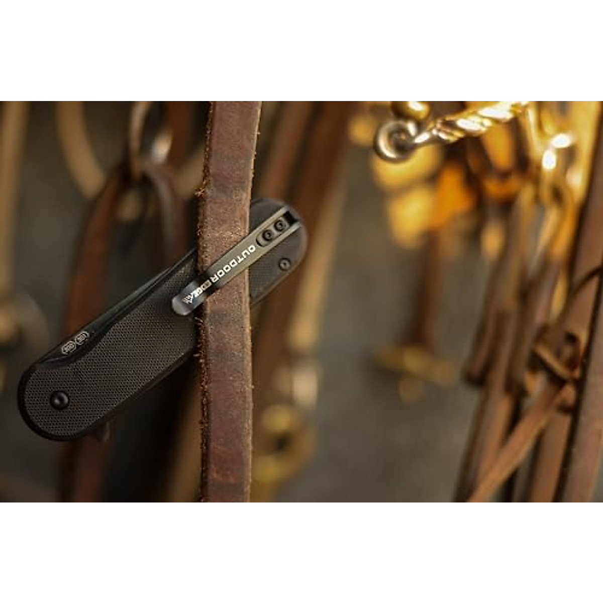 OUTDOOR EDGE RAZOR VX3 | Replaceable Blade EDC Flipper Folding Pocket Knife | 3" Blade, Ball Bearings, Black G-10 Stainless Steel Handle, Reversible Pocket Clip | Outdoor, Camping, Survival, Utility