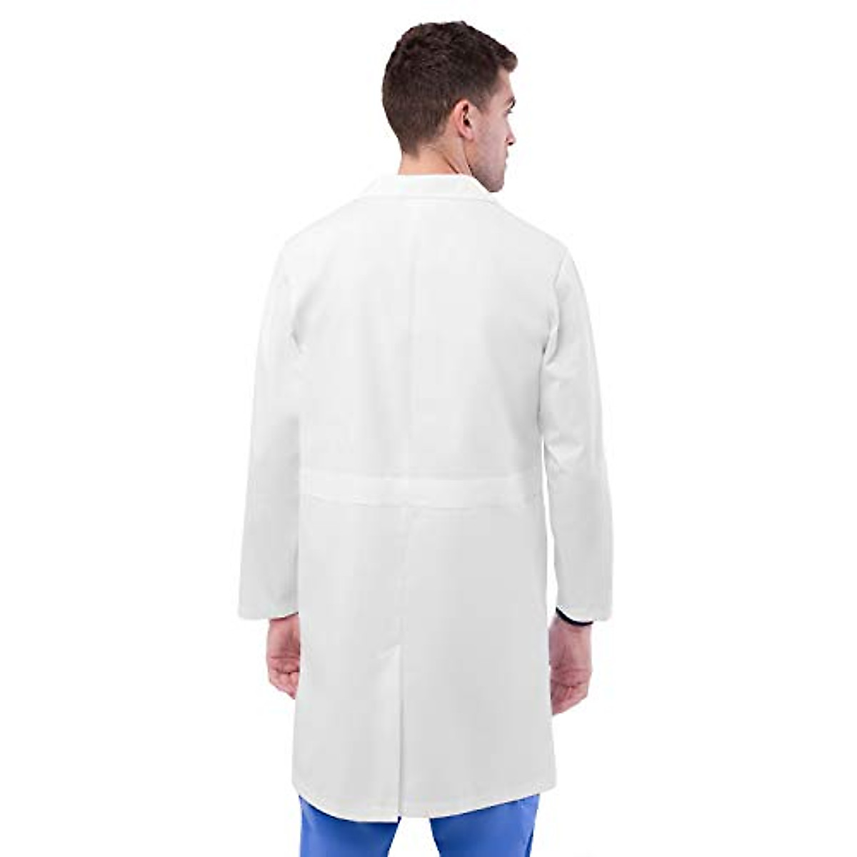 Adar Universal Unisex Lab Coats - Midriff 39" Lab Coat - 808 - White - L