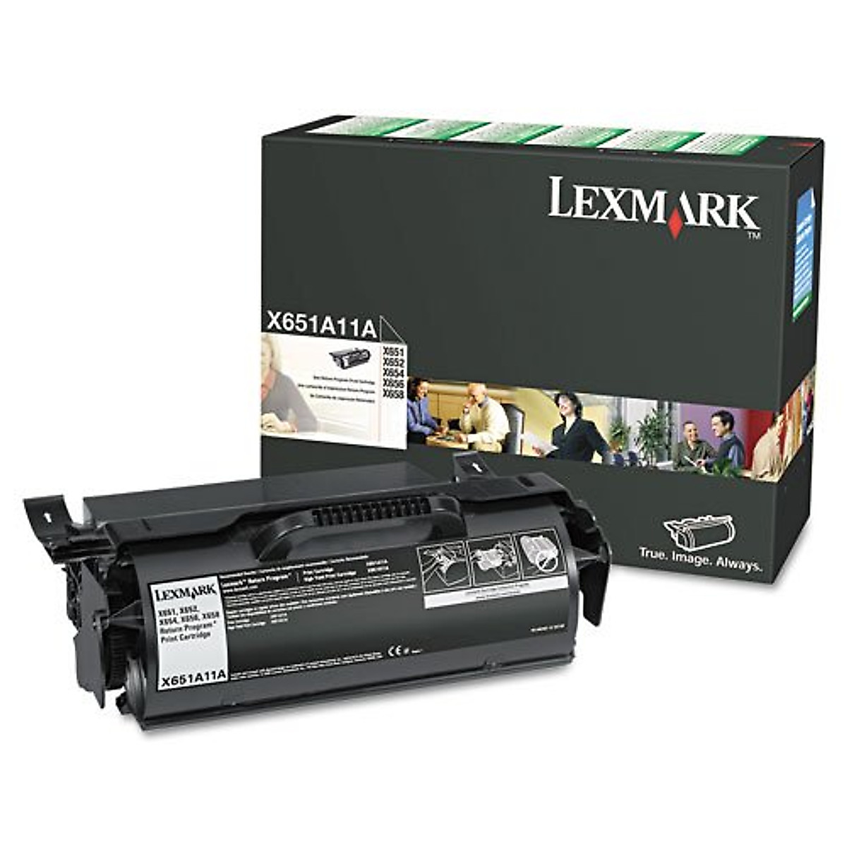 Lexmark X651A11A Toner, 7000 Page-Yield, Black-- by BND 734646073707 X651A11A