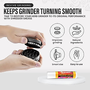 Santa Cruz Shredder Grinder Lubricating Grease, Works with All Models Eases The Shifting and Improves The Functionality