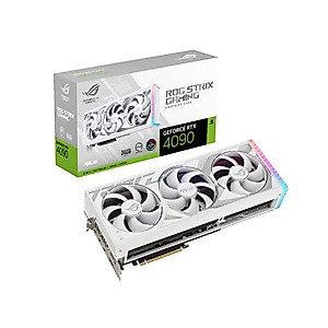 ASUS ROG Strix GeForce RTX ™ 4090 White Edition Gaming Graphics Card (PCIe 4.0, 24GB GDDR6X, HDMI 2.1a, DisplayPort 1.4a)