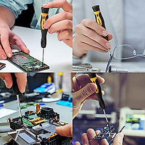 Ratcheting Screwdriver Set TOOLMAK 31pcs Magnetic Screwdriver Bit Set with 2pcs Precision Screwdriver, Repair Tool Kits for Furniture Car Bike Computer