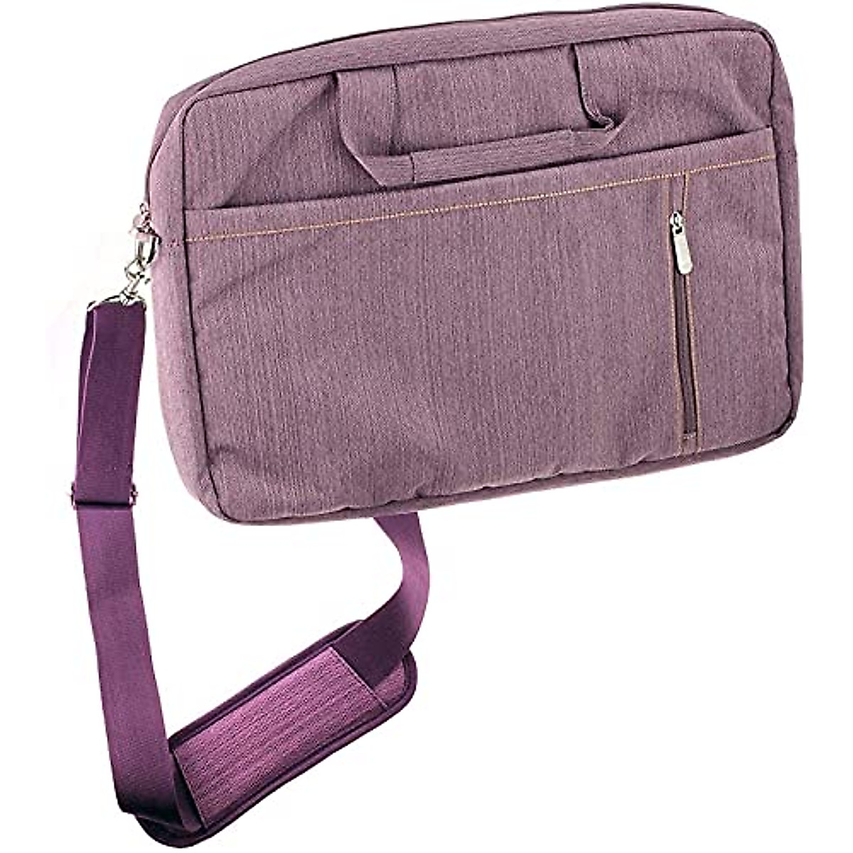 Navitech Purple Sleek Water Resistant Laptop Bag - Compatible with Dell G15 15.6" Gaming Laptop