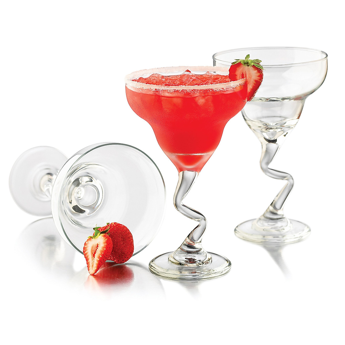 Libbey Z-Stem Margarita Glass, 4 Count (Pack of 1), Clear