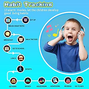 Cosjoype Smart Watch for Kids with 26 Puzzle Games HD Touchscreen Camera Video Music Player Habit Tracking Pedometer Alarm Flashlight 12/24 hr Educational Toys Birthday Gift for Girls Boys Ages 8 9 10