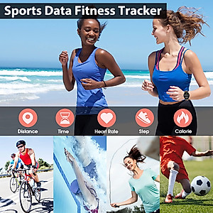 Eastcoo Smart Watch for Android/iOS Phones, 1.3'' HD Touch Screen Fitness Tracker Watches, Waterproof Smart Watch for Women with Text and Call Alerts, Heart Rate, Sleep Monitor Smartwatch for iPhone