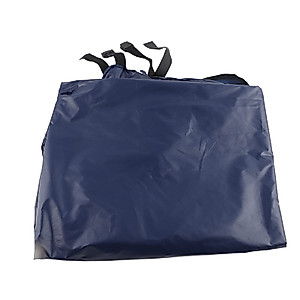 BORDSTRACT Patio Swing Cushion Cover Replacement, Protective Waterproof Cushion Cover for Outdoor 3 Seater Swing Chairs, for Courtyard, Garden Swing Chair (Blue)