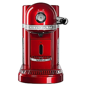 KitchenAid Nespresso Maker, One Size, Candy Apple (Renewed)