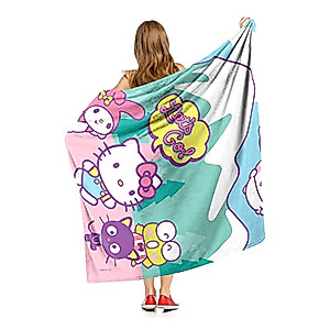 Northwest Sanrio Hello Kitty Silk Touch Throw Blanket, 50" x 60", Mountain Adventure