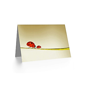 Wee Blue Coo CARD GREETING BIRTHDAY LADYBIRDS LADYBUGS GIFT