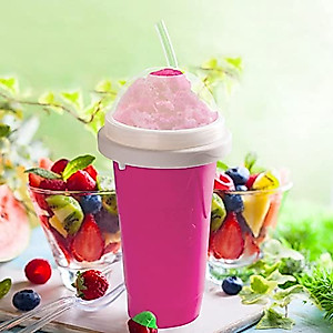 Frozen Magic Slushy Maker Cup,TIK TOK Quick Frozen Smoothies Cup,Slushy Squeeze Cup Slushie Maker Cup Ice Cup,Cool Stuff Ice Cream Maker for Kids Teens Family