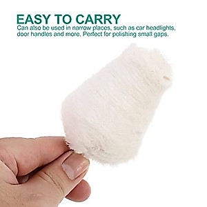 SEWACC 6PCS/ Set Car Buffers and Polishers Kit for Drill, Buffing Polishing Pads Drill Polishing Wheel Sponge Ball for Car Wheel Hub Cleaning