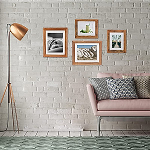 Fzyonghe 11x14 Picture Frame Display Pictures with Mat 8.5x11 or 11x14 Without Mat,Vertical or Horizontal for Wall or Tabletop Display