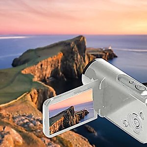 MUMICO 16 MP Difference Digital Camera, 16X Digital Zoom Camera with 2.0 Inch TFT LCD, Flip Screen Video Recorder HD, Entry-Level Camera Gift for Student Children's Beginners, SD/MMC Card