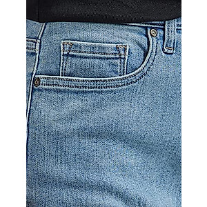 Lee Women's Ultra Lux High Rise Cuffed A-Line Denim Short, Dew Drop