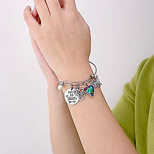 Ursteel 50th Birthday Gifts Women, Gift for 50th Birthday Woman Turning 50 Years Old Birthday Gifts for Sister Women Friends Female, 50 and Fabulous Bracelet Happy 50th Birthday