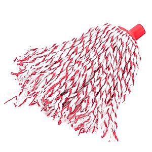 Zerodeko Wet Mop Replacement Heads Clean Mop Head Household Mop Head Mop Scrubbing Pad Fregonas De Limpieza para Pisos Floor Mop Heads Pen Mandrel Rope Mop Head Cloth Sponge Lip Gloss