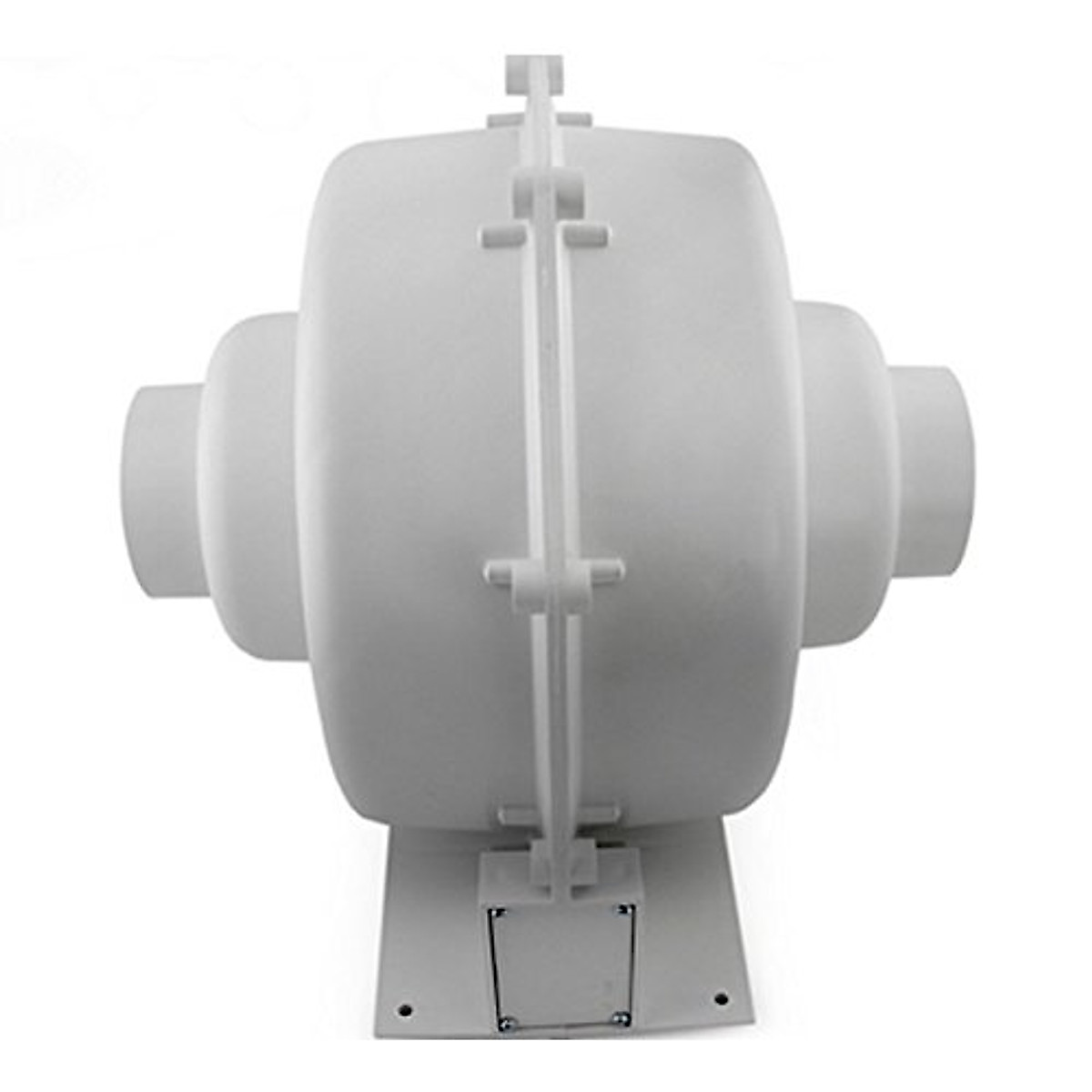 RadonAway GP501 Radon Fan & Install kit: Two 3"x3" Black Couplings & U-Tube Vacuum Gauge & Radon System Labels