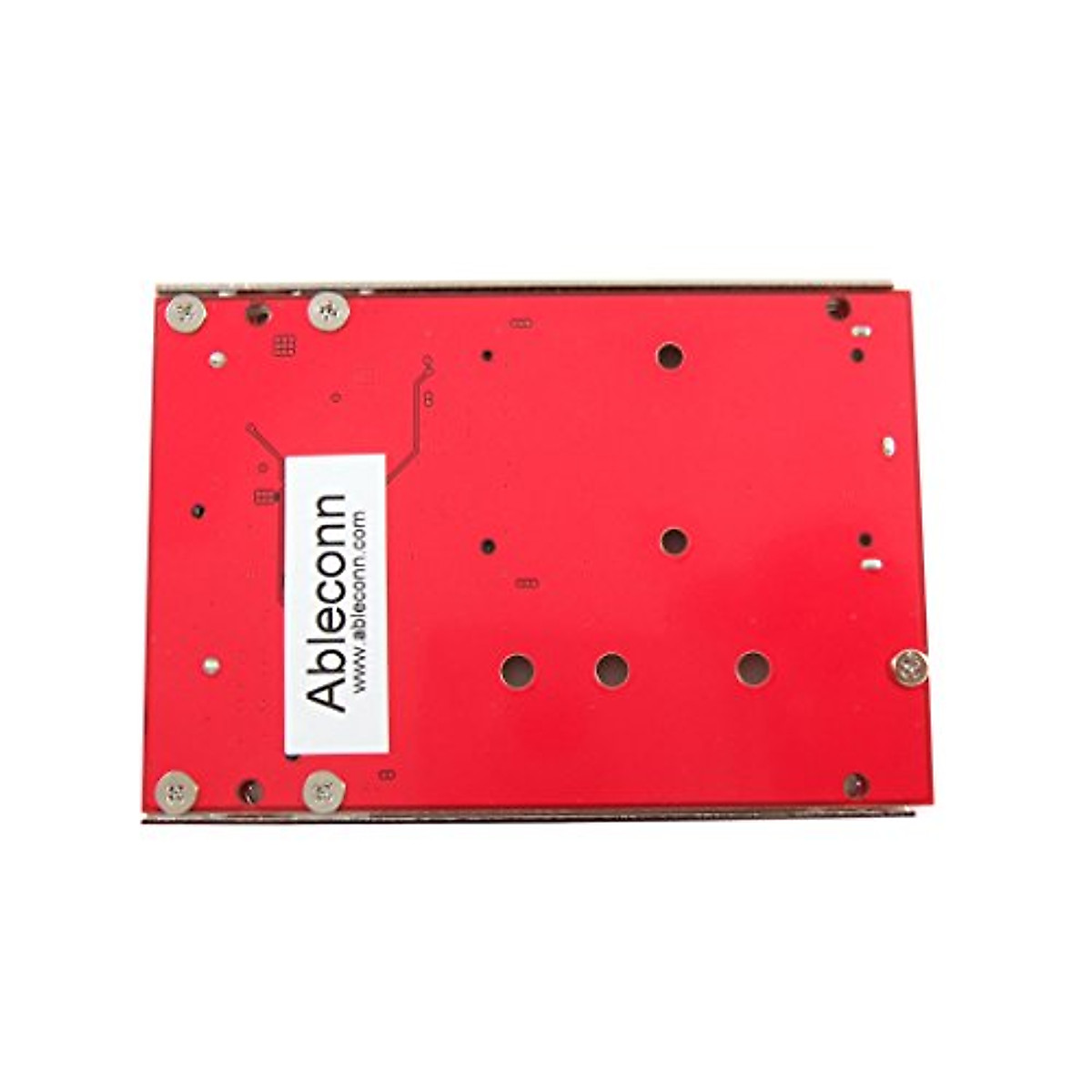 Ableconn ISAT-M2MS mSATA or M.2 NGFF SATA SSD to 2.5-Inch SATA Adapter with Aluminum Frame Bracket - Convert mSATA or M.2 SATA SSD to a 2.5" 7mm SATA Drive
