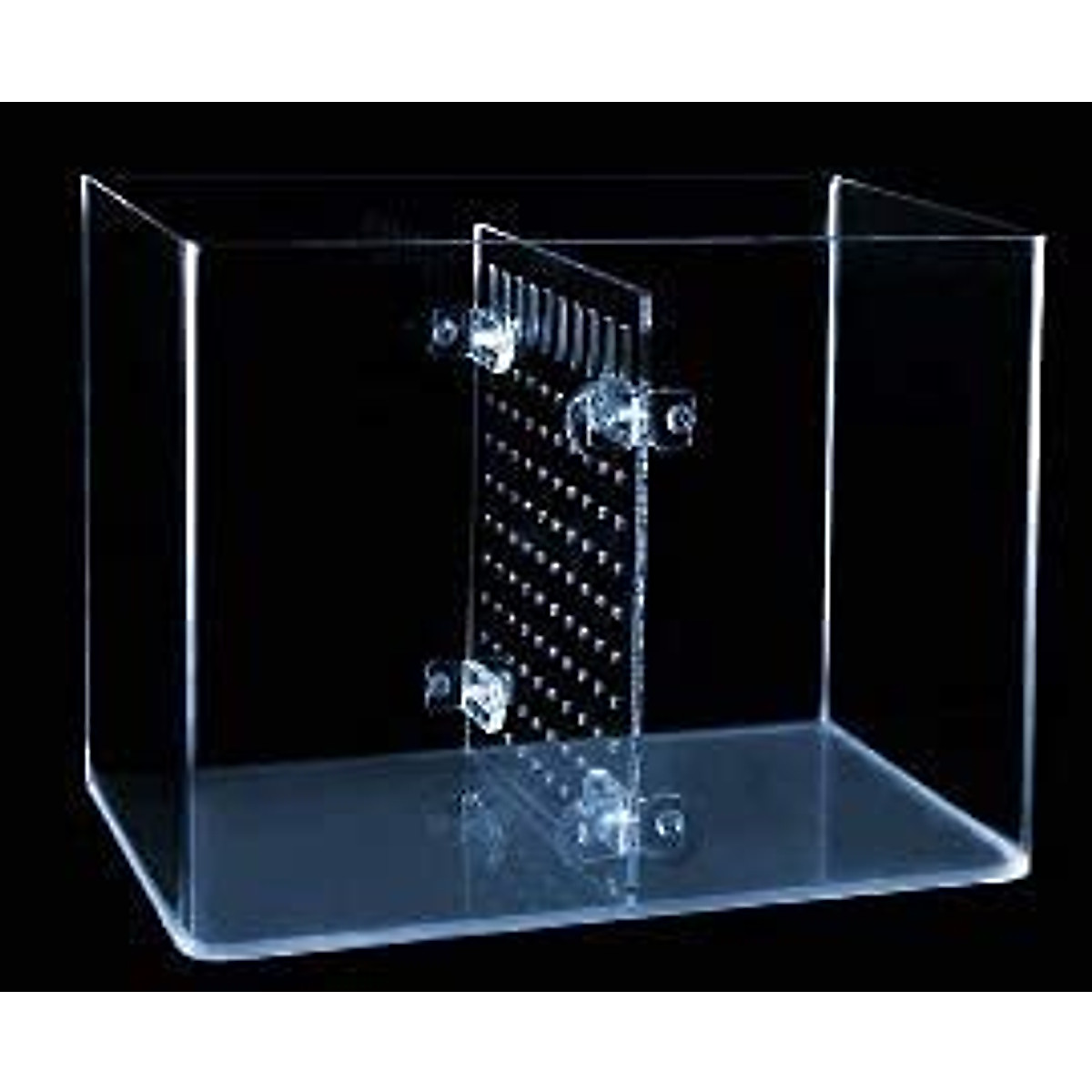 ONE Set of DIY Designed Clear Easy to Bent Cut and Assemble for Most Fish Tanks (Suction Cups are Included)
