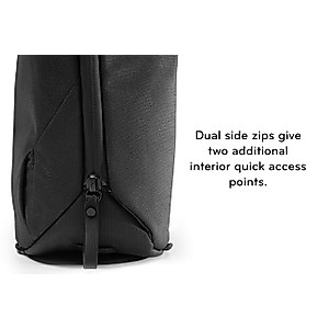 Peak Design Everday Totepack 20L Black, Urban Travel or Photo Carry (BEDTP-20-BK-2)