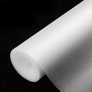 Shelf Liner, EVA Non Adhesive Cabinet Liners 23.6Inch x 19.6FT (23.6x240Inch), Non Slip Drawer Liner, Washable Cupboard Liner Refrigerator Mats for Kitchen Cabinet, Pantry, Shelves, Bookshlef, Dresser