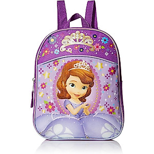 Disney Girls' Sofia The First Miniature Backpack, Light Purple/Purple, 11" X 9" X 2.75"