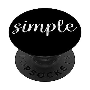 Awayk Simple Pop Phone Grip for Smartphones & Tablets PopSockets PopGrip: Swappable Grip for Phones & Tablets