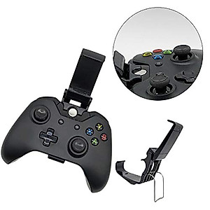 2Pc Universal Phone Mount Bracket Gamepad Controller Clip Stand Holder for One Game Handle (Black) Cell Phone Automobile Accessories