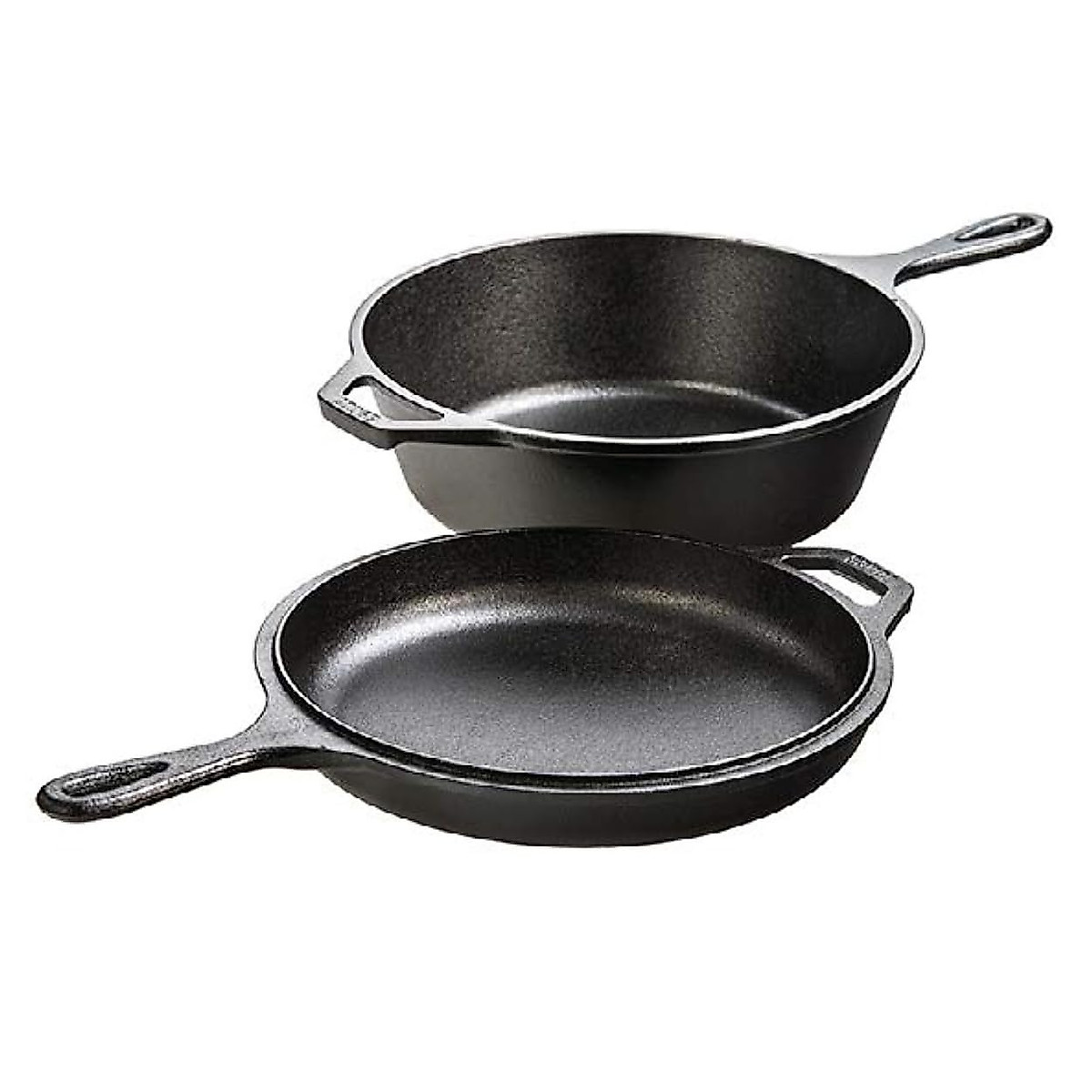 Lodge LCC3 Cast Iron Combo Cooker, Pre-Seasoned, 10.25" -Quart