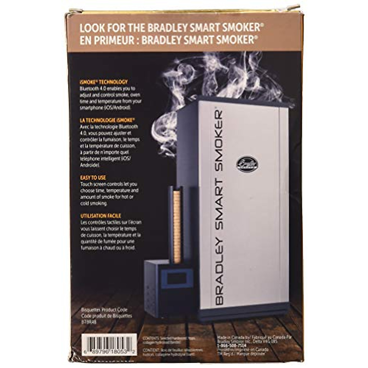 Bradley Smoker Bisquettes for Grilling and BBQ, Beer Premium Blend, 48 Pack