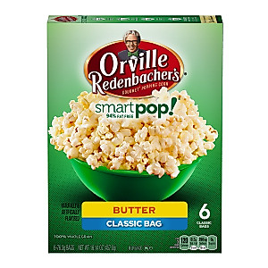 Orville Redenbacher's Smart Pop! Butter Flavored Popcorn (2 Pack) 6 Count Boxes