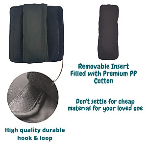 SafeBB Premium Seat Belt Adjuster for Kids, Seatbelt Pillow, Headrest Hooks Bundle! Shoulder Strap Pad for Head Neck Support, Seat Belt Cushion for Kids and Adults, Black