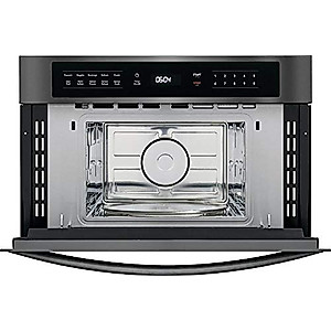 Frigidaire FGMO3067UD 30" Gallery Series Built-in Microwave with 1.6 cu. ft. Capacity Drop Down Door Interior LED Lights and Sensor Cooking in Black Stainless Steel
