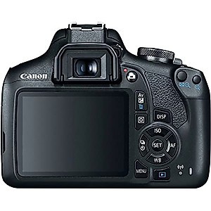 Canon EOS Rebel T7 DSLR Camera w/EF-S 18-55mm f/3.5-5.6 is II Lens + 2X 64GB Memory + Case + Filters + Tripod + More (35pc Bundle)