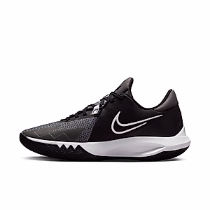 Nike Precision 6 Black Basketball Shoes (DD9535-003) for Men, Black/Iron Grey/White/White, 9 UK (9.5 US)